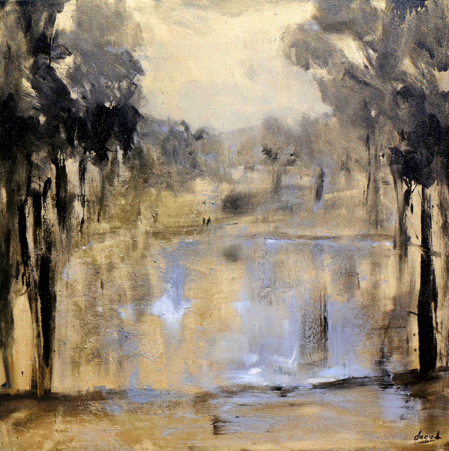 Sans Titre DAOUD 130x130cm - Galerie Matthieu Dubuc