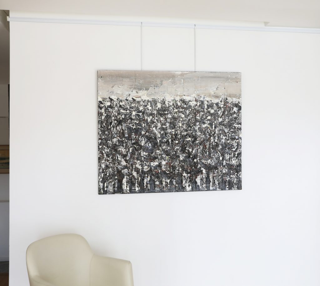 L'eau ondule et se souvient Régis Minois 116x89cm - Galerie Matthieu Dubuc