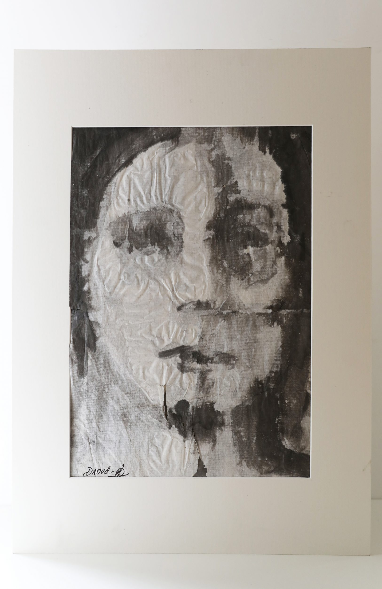 L'attente DAOUD 30x30cm - Galerie Matthieu Dubuc