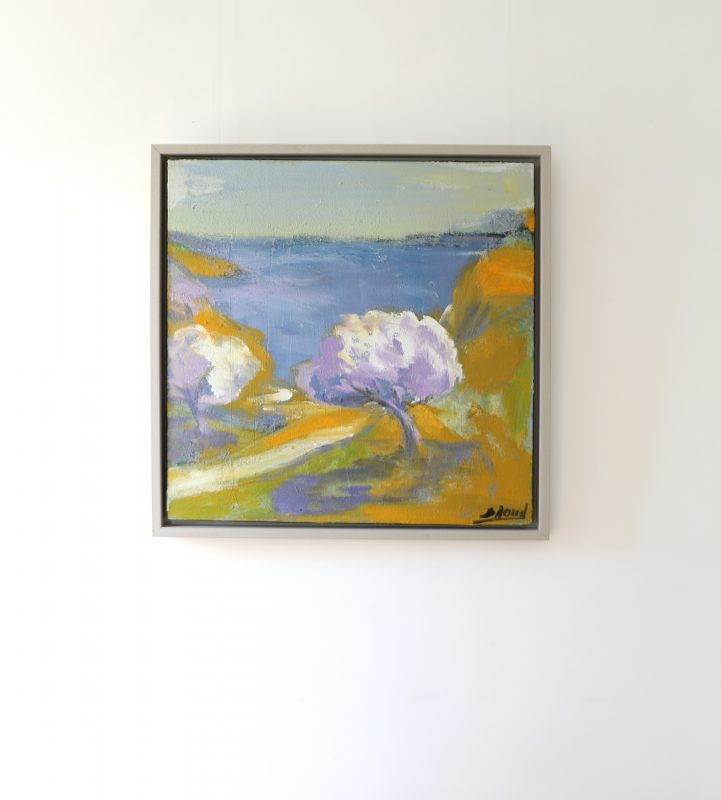 Chemin vers la mer David DAOUD 60x60 - Galerie Matthieu Dubuc